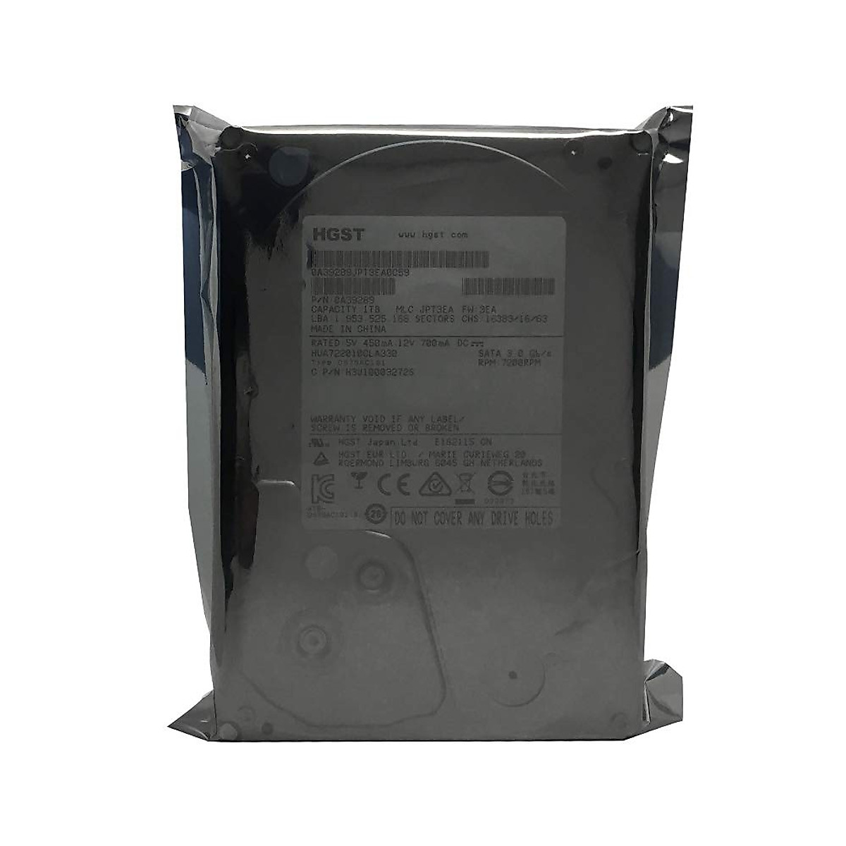 HGST Ultrastar A7K2000 HUA722010CLA330 (0A39289) 1TB 32MB Cache 7200RPM SATA 3.0GB/s Internal Desktop Hard Drive - 1 Year Warranty