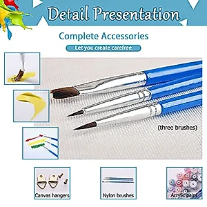 eimivrc Paint by Number for Adults Beginner, Stitch Paint by Numbers,Paint by Number Stitch for Gift Home Decor(16x20 Inch)