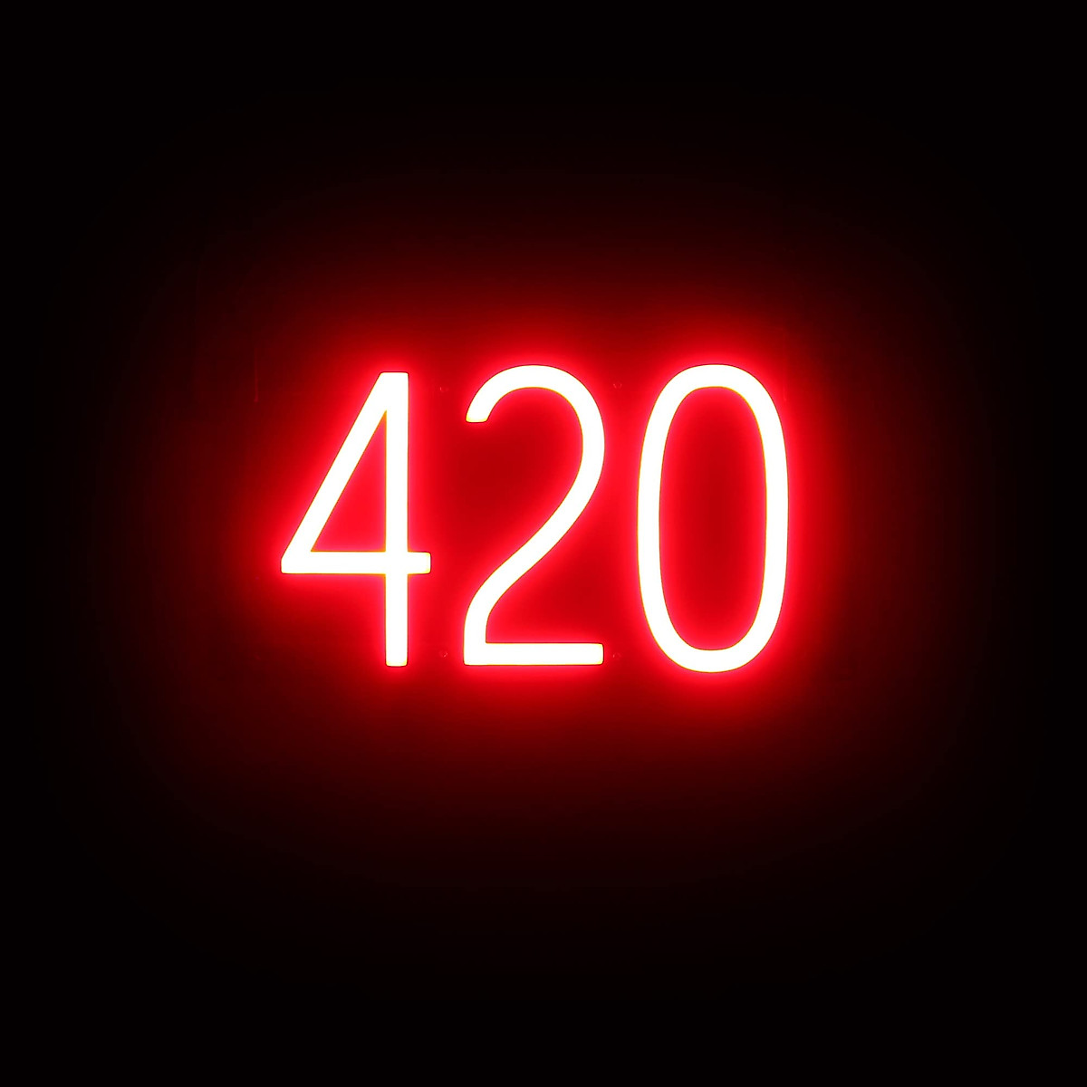 SpellBrite 420 Sign for Dispensaries | Dispensary-Related Signs with Neon Look, Red LED Light | 12.4" x 6.3"