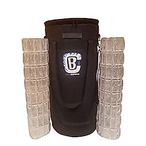 5G Keg Cooler Ice Wrap Bundle. Includes 2 ice sheets and 1 cooler.