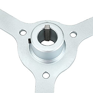 YOXUFA 60T Steel Go Kart Live Axle Hub Sprocket for #40/41/420 Chain With 1" Bore 1/4" Keyway Adapter Yerf dog Murray Predator 212cc 196cc Go Carts Dune Buggy Drift Trike Mini Quad 3 Hole Silver Parts