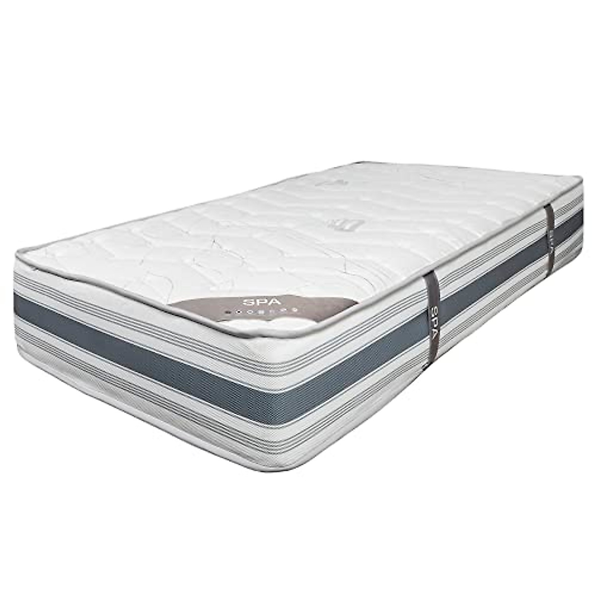 Ottomanson Firm Euro Top 12 in. Hybrid Twin Mattress - Innerspring and Foam for Pressure Relief and Cool Sleep