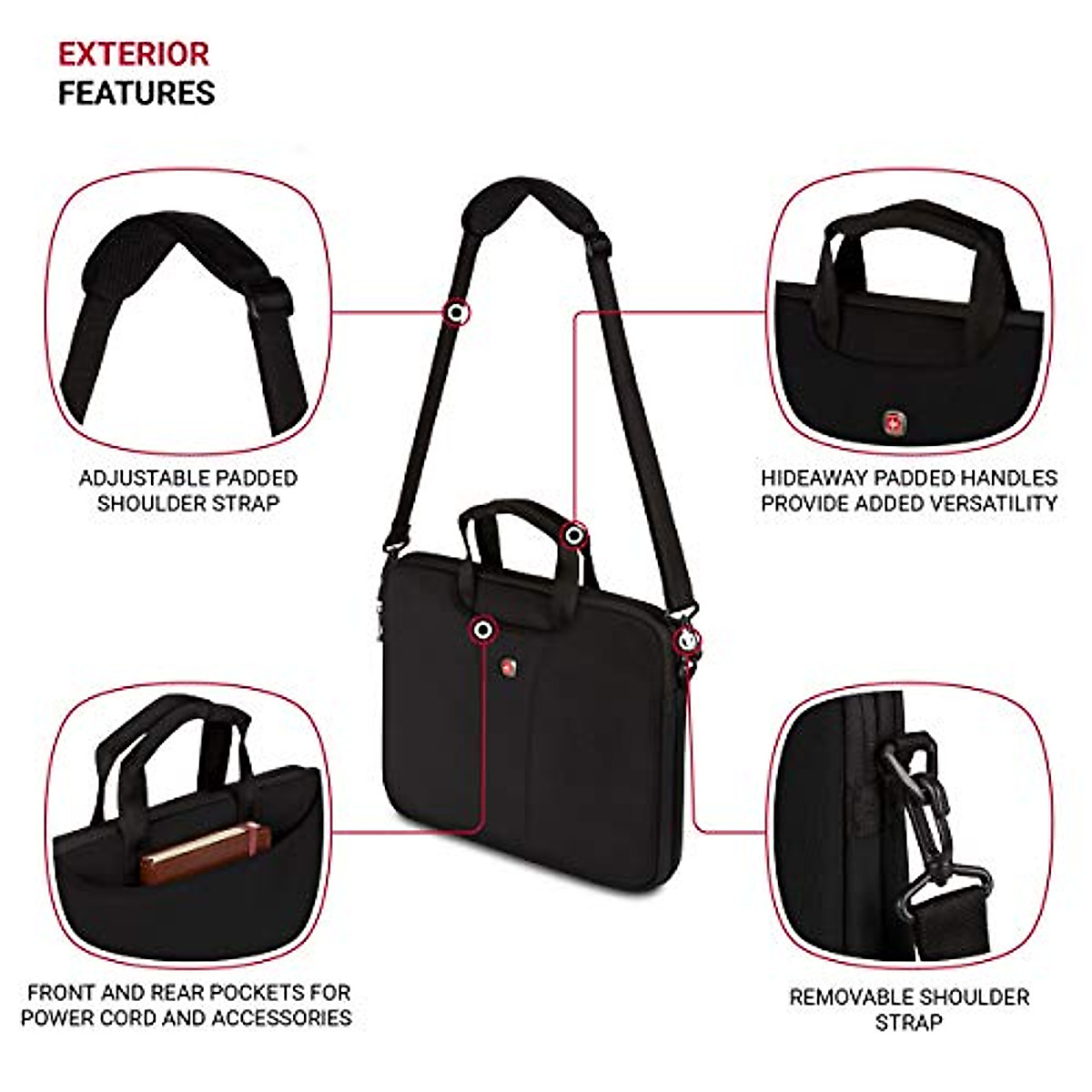 Wenger Swissgear Legacy WA-7616-02F00 Ultra Slimcase (Black)