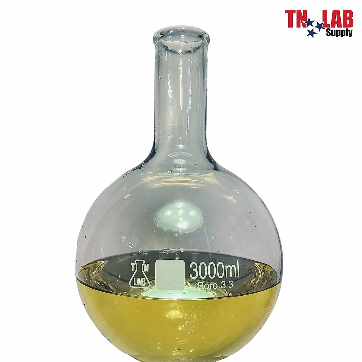 TN LAB Flat Bottom Boiling Flask 3000ml 3L