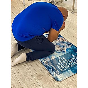 Jeremiah 29 Prayer Mat – EasyPray Soft Memory Foam - I Know The Plans I Have for You Lion of Judah Bible Verse Christian Prayer Mat (60x90cm)