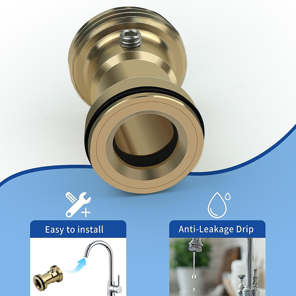 RP33794 Tub Spout Adapter for Slip-On Diverter, for Delta RP19820 RP17453 Replacement Kit