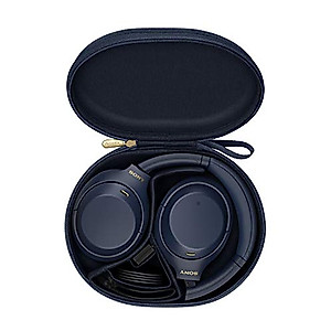 Sony WH-1000XM4 Wireless Premium Noise Canceling Overhead Headphones with Mic for Phone-Call and Alexa Voice Control, Midnight Blue WH1000XM4