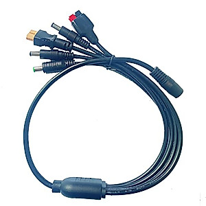 Universal DC7909 to Anderson, XT60, DC8mm, DC3.5mm, DC5.5*2.1mm Adapter, Solar Panel Connectors Socket, Solar Charge Cable Kit for 50W to 200W Portable Solar Generator (7909 to 5cable kit)