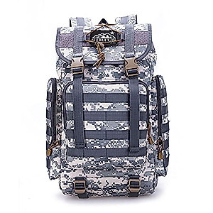 Sirius Survival “The Rambler” - 40L Tactical Backpack with MOLLE Webbing (Black)