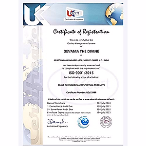 DEVAMA The Divine GANDAKI River Natural Black Stone Shaligram Shila for Pooja for Divine Blessings