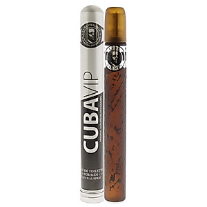 CUBA ORIGINAL BY PARFUMS DES CHAMPS Vip, Clear, Woody Floral, 1.7 Oz