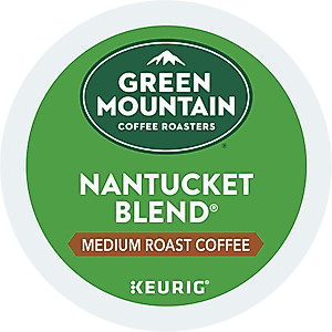 Green Mountain Coffee Roasters Nantucket Blend, Single-Serve Keurig K-Cup Pods, Medium Roast Coffee Pods, 48 Count