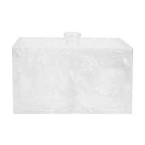 Cabilock Box cosmetic cotton storage box cotton pad container makeup applicator organizer floss holder flosser dispenser cotton pads holder cotton holder Compartments Cotton Pad Case patch