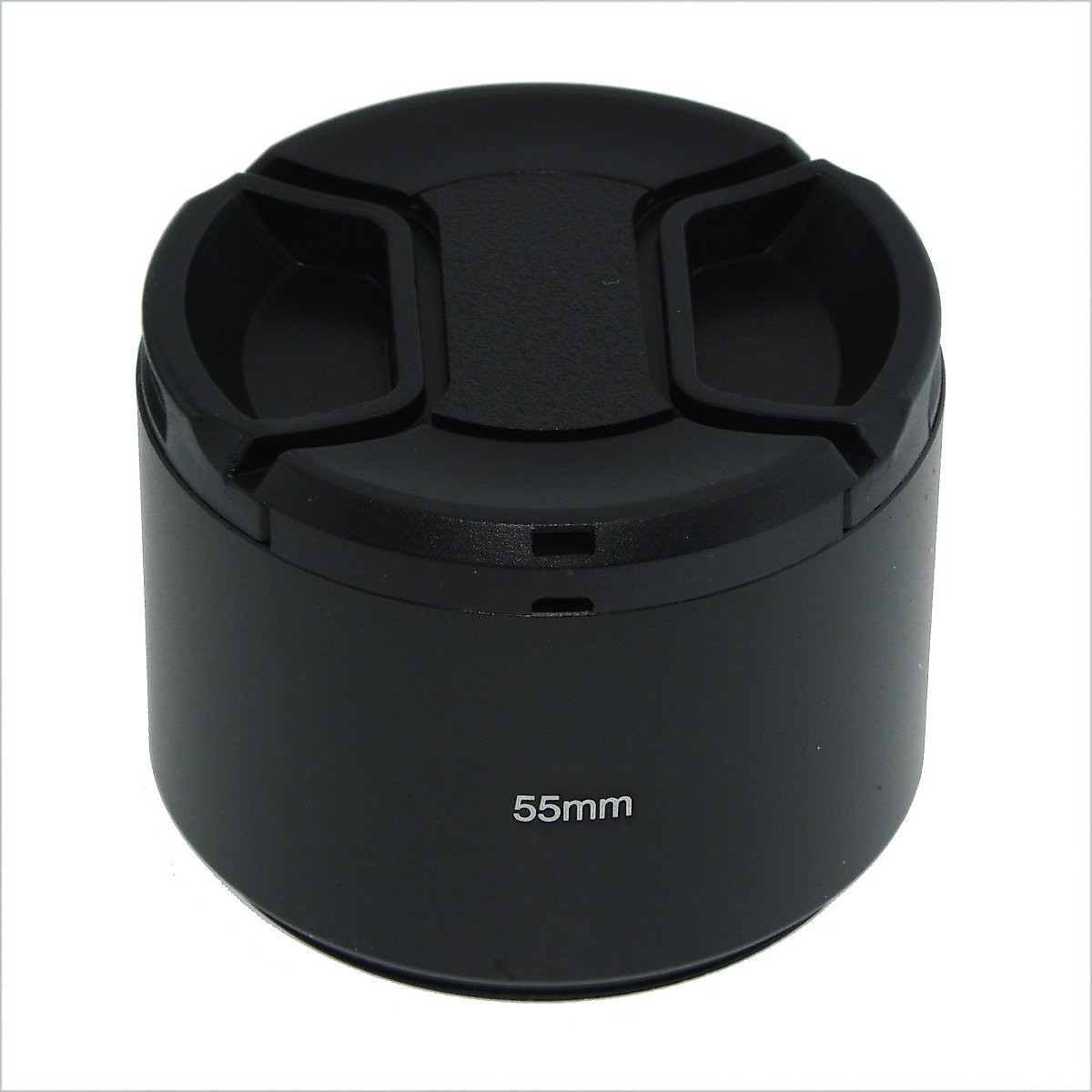 SIOTI 55mm Lens Hood, Matte Treatment Inside, Aluminum Material, Compatible with All Camera Lens S/C/N/F/O/P etc.(55mm)