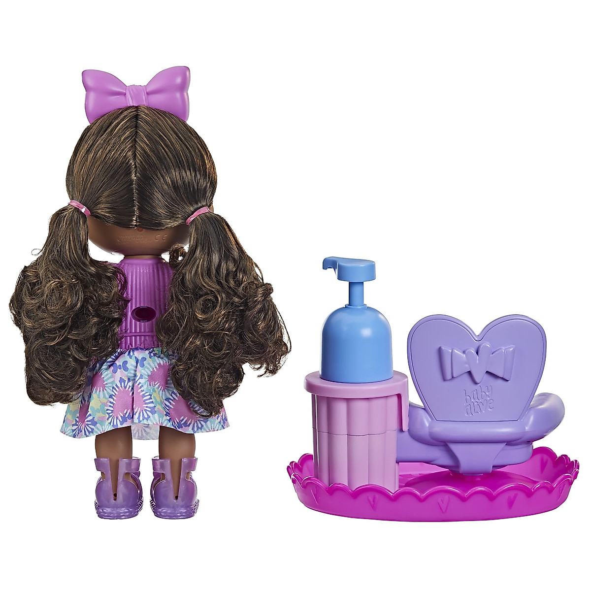 Baby Alive Sudsy Styling Doll, Black Hair, Includes 12-Inch, Salon Chair, Toys for 3 Year Old Girls and Boys and Up