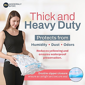 20 Pack Vacuum Storage Bags with Electric Pump, (4 Jumbo/4 Large/ 4 Medium/ 4 Small/ 4 Roll) Vacuum Sealed bags for clothing, Comforters, Blankets, Bedding - Space Saver Vacuum Storage Bags