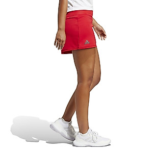 adidas Women's Club Tennis Skirt, Better Scarlet, Large