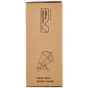 Mountain Buggy Nano Duo Storm Cover, Clear