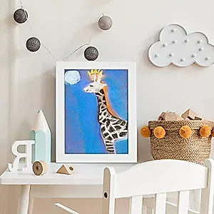 WUIRCCX 9x12 Kids Art frame,Front Opening with HD Glass,Horizontal and Vertical Art Display For Kids Artwork,Photos,Crafts,Drawing(White,2-Pack)