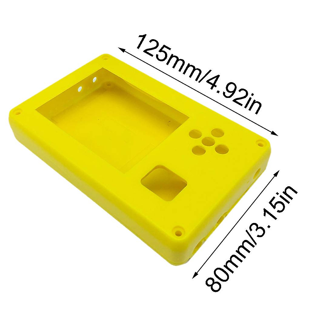 ABS Plastic Shell Case for 3.2 Inch Portapack H2 Expansion Board with Screws Kit, 125x80mm Motherboard Automatic Antenna Tuner Driver Board Analyzer Signal Generator Amplifier Display Sharer