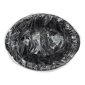 100 Pack Slow Cooker Liners, Clear Plastic Cooking Bags for Oval or Round Pot, 3-8 QT, Easy Clean Up, Regular Size, Disposable (13x21 in, Bulk Pack)