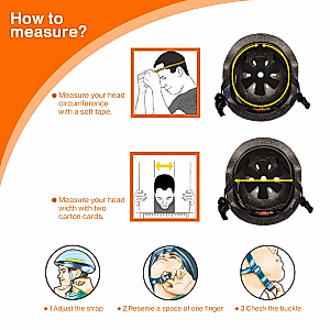 Besmall Cute Kids Bike Helmet Ages 3-7 Boys Girls Adjustable Safety & Comfort Toddler Helmets for Bike Cycle Skating Orange Dinosaur World