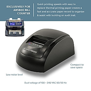 AccuBANKER MP20-58 Thermal Printer for AB5800 Bill Counter - Prints Reports of Verified Bills, Quick and Easy to Use, Compact Design, Quick Printing Speed, Low Noise Level (AB5800 Compatibility)