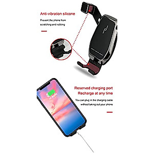 JNGXQ car Phone Holder for Ford Mustang Phone Mount Interior Accessories 2016 2017 2018 2019 2020 2021 2022 2023 Phone Stand Vent