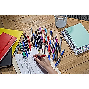 Zebra Pen F-301A Retractable Ballpoint Pen, Premium Blue Metal Barrel, Fine Point, 0.7mm, Black Ink, 2-Pack