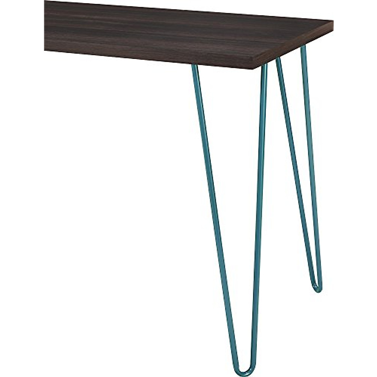 Ameriwood Home Owen Retro Desk, Espresso/Teal