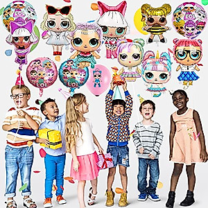 L-0-L Birthday Party Decorations, 30Pcs L-0-L Balloons for Girls Birthday Party Decorations Kids Baby Shower Surprise Birthday Party Theme Supplies Decorations.