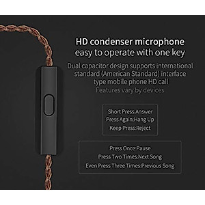 KZ IEM Earphone 3BA Balanced Armature Headphone HD Sound in Ear HiFi Stereo Noise Cancelling Earbuds AS06 Triple-Driver Universal-Compatible with Smartphones (Cyan with MIC)