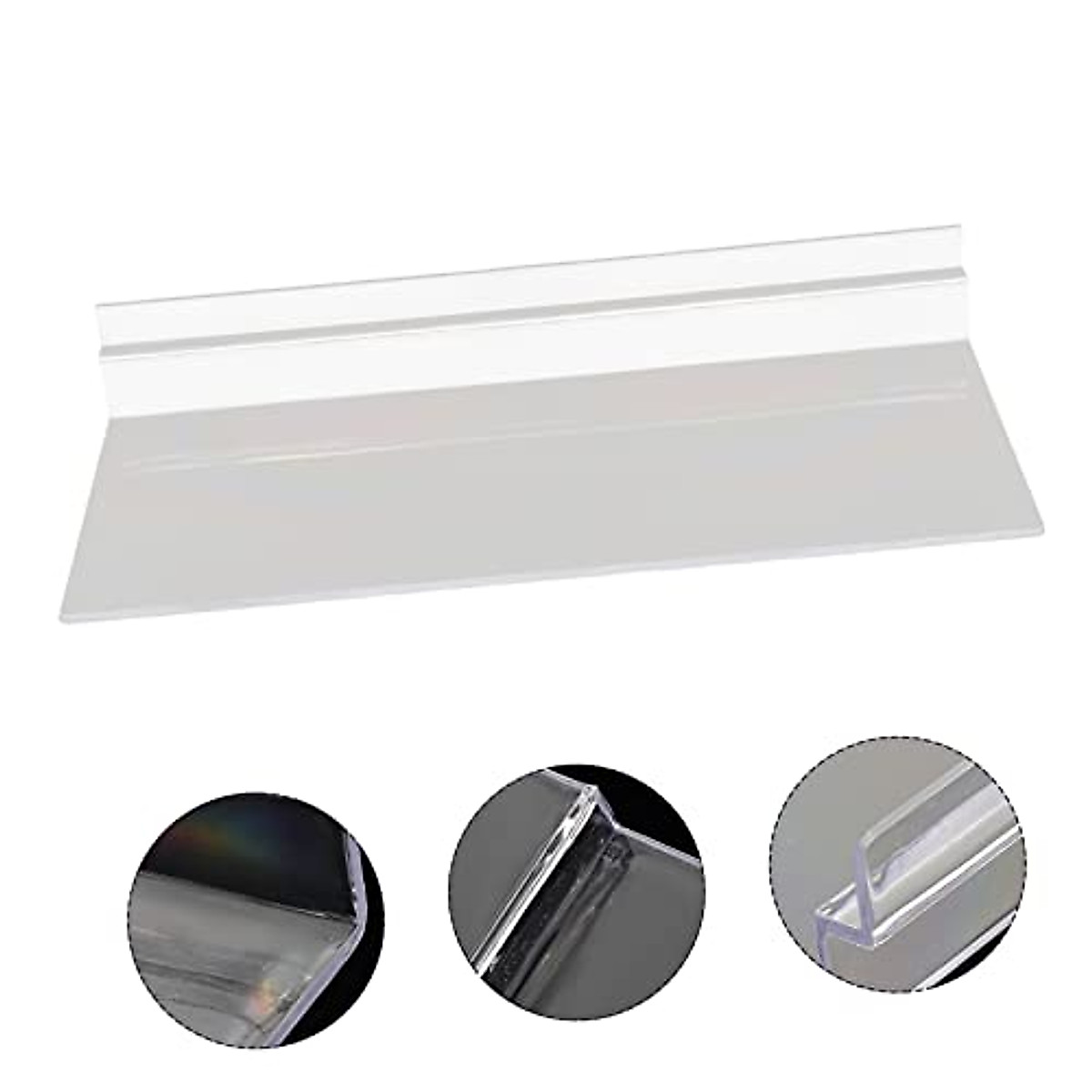 DOITOOL 6pcs Home Shoe Floating Collection Sneaker Store Boutiques Shelves Displaying Supplies Shelf Wall Accessories Clear Acrylic Plastic for Stores Shoes Display Showcase