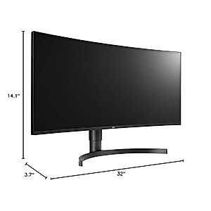 LG 34'' 34BL85C-B IPS QHD UltraWide™ Curved Monitor (3440x1440), with HDR10, Dynamic Action Sync, Flicker Safe, PBP & Dual Controller & MAXXAUDIO