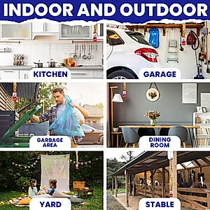 10 Fly Strips Indoor Sticky Hanging with Pins. Fly Trap Fly Paper Strips Indoor Hanging Fly Tape for Indoors and Outdoor. Fly Catcher Fly Ribbon Sticky Fly Traps for Indoors Flypaper. Fruit Gnat Traps