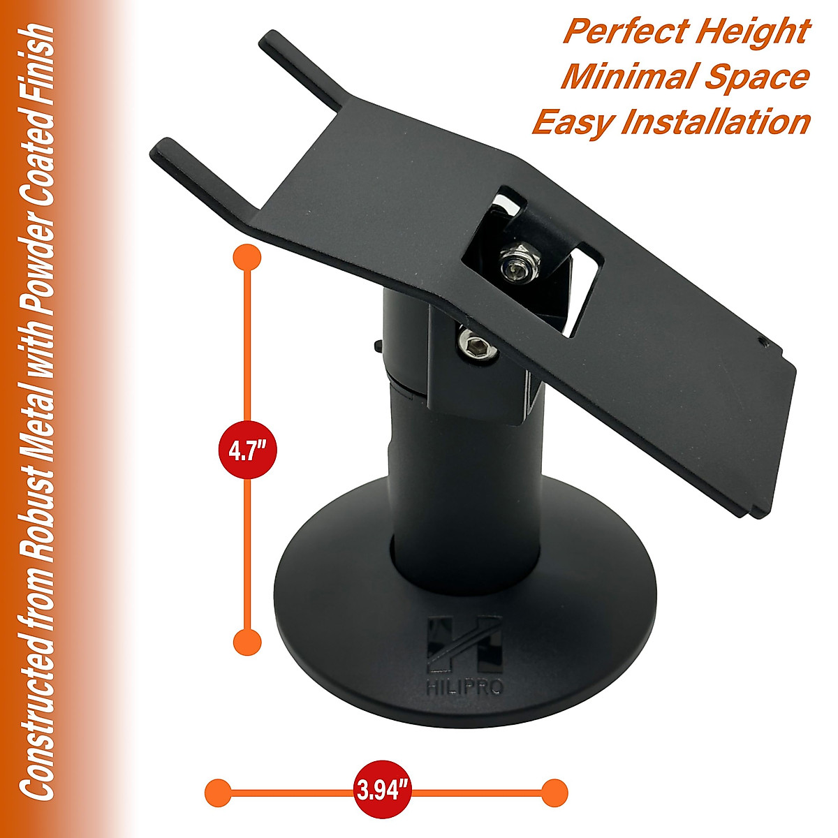 Hilipro Swivel Stand for Ingenico Desk 3500 and Desk 5000 Credit Card Payment Machine Holder - Complete Point of Sale Kit - Contactless Payment Stands.