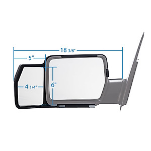 K Source 81800 Towing Mirror F150 2004-2008