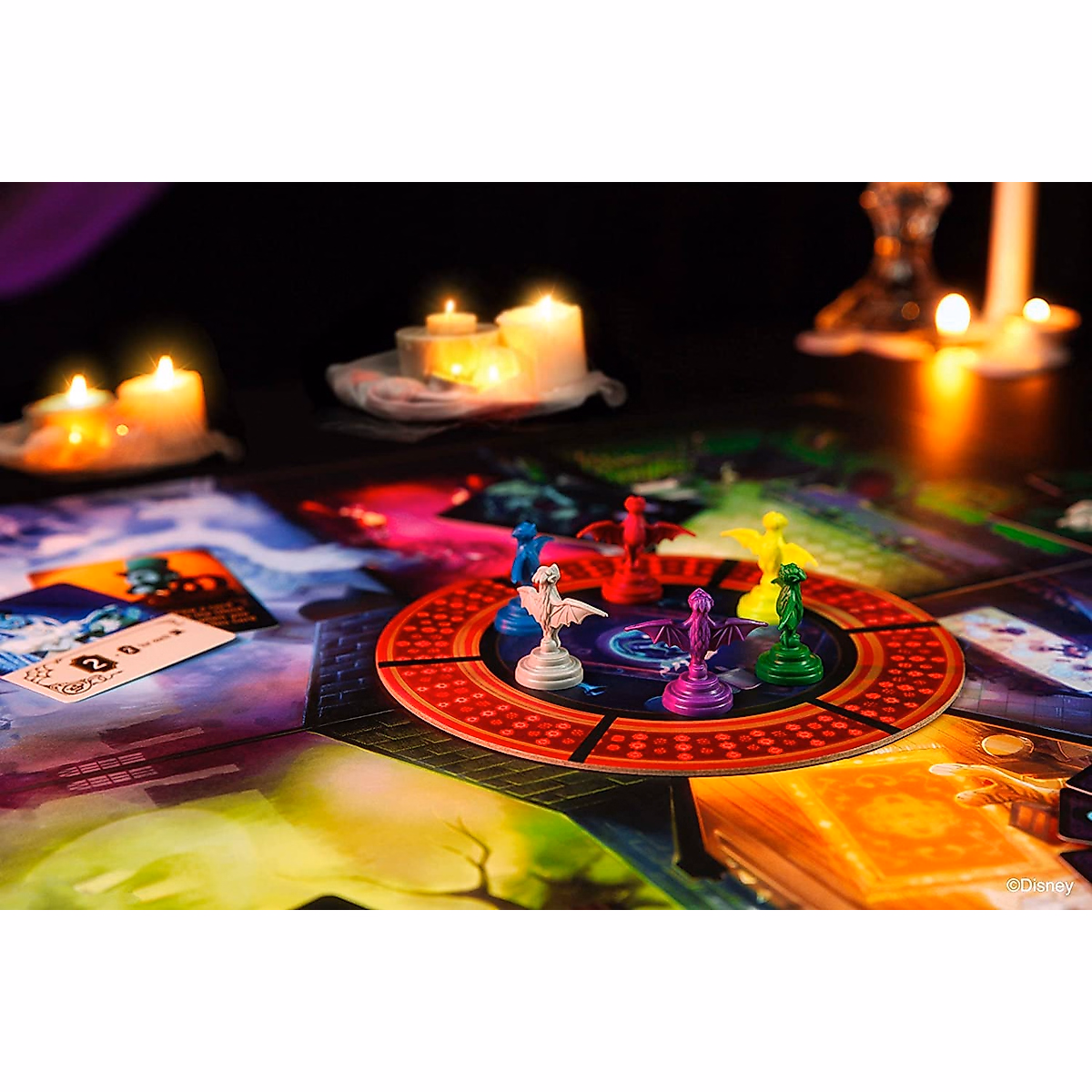 The Souls of Haunted Mansion Disney Ghosts Spirit Characters Bundled with Hitchhiking Board Game + Victor Geist Organ Player Spooky Pop Pin 2 Items