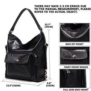 KingTo Womens Backpack Purse Fashion Large School Backpack Bag Casual Daypack Travel Handbag