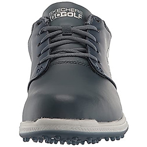 Skechers Women's Elite 4 Hyper Burst Waterproof Spikeless Golf Shoe, Slate, 6