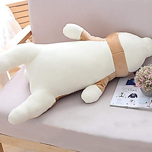 VSFNDB Stuffed Plush Shiba Inu Animal Toy 20 Inch Dog Corgi Akita Animal Stuffed Plushies Super Soft Cute Cuddly Pillow Cushion Stuff Dolls Gifts for Children Kids Boys Girls Room Decoration, 20Inches