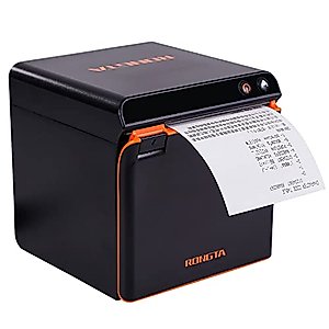 Rongta Thermal Receipt Printer, Pos Printer, 80mm Restaurant Kitchen Printer with Auto Cutter,Sound Alarm,Support Cash Drawer ESC/POS,USB+Ethernet Interface for Windows/Mac/Linux(ACE H1)