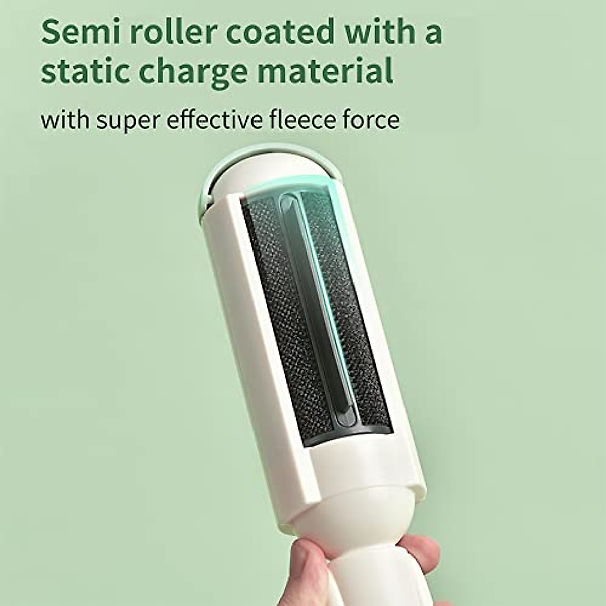 Marchul Pet Hair Remover - Reusable Cat and Dog Hair Remover for Furniture, Couch, Carpet, Car Seats and Bedding - Eco-Friendly, Portable, Multi-Surface Lint Roller & Animal Fur Removal Tool(Green)