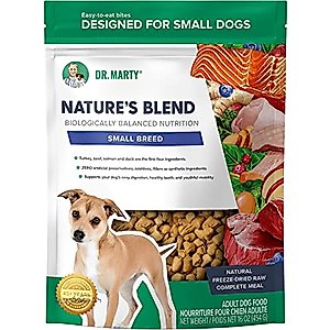 Dr. Marty Nature's Blend Adult Small Breed Freeze-Dried Raw Dog Food 16 oz, 1 Pound (Pack of 1)