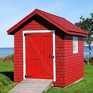 6 Pack 12 Inch T-Strap Shed Hinge Heavy Duty Black T Hinge Door Barn Gates Hinges Fence Garden Shed Door Hinges Wrougt Rustic Hardware Iron