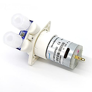 Micro peristaltic pump 12V DC Kamoer KEF low flow liquid dosing pump DIY for lab analytic 3mm ID×5mm OD 85ml/min