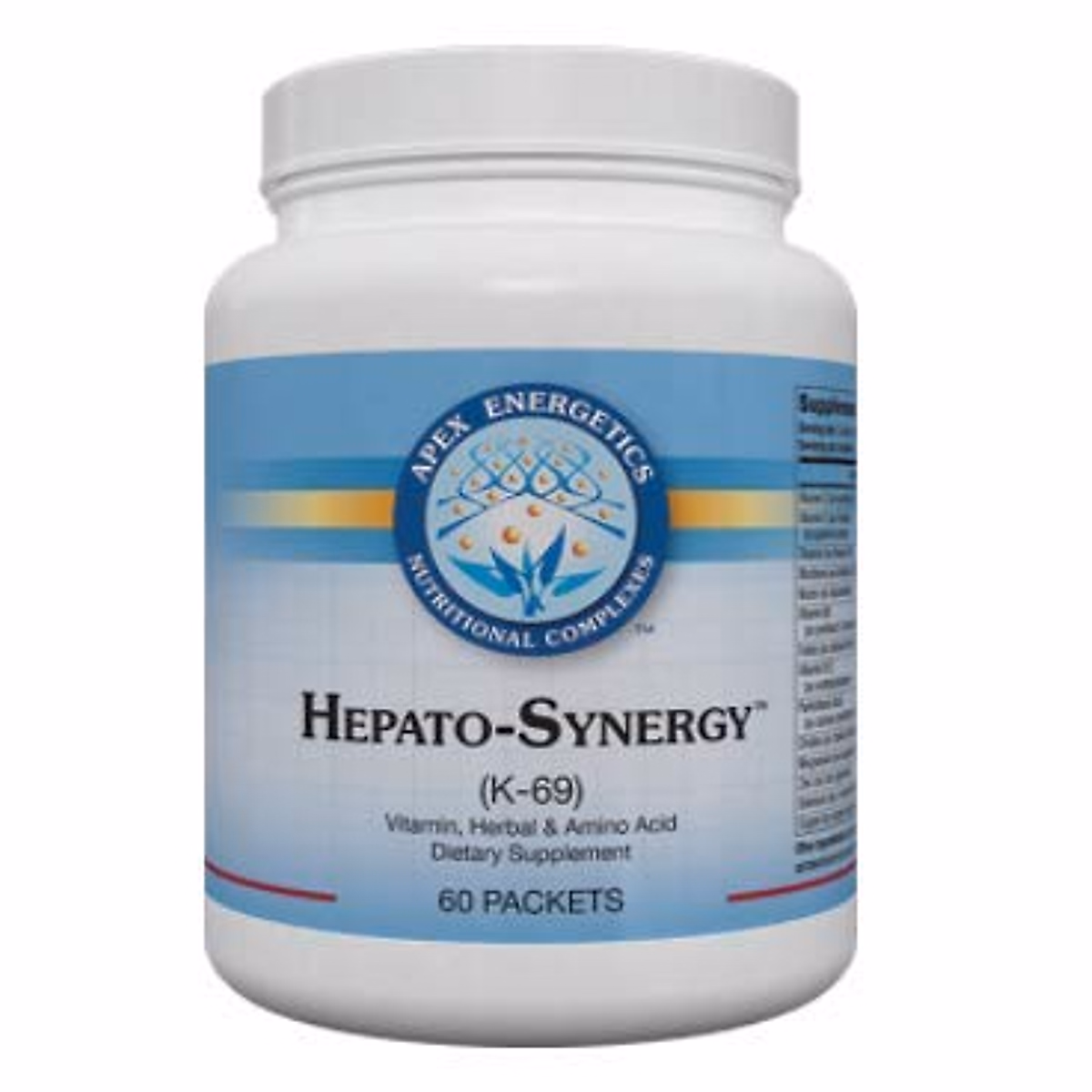 SHAKLAK Apex Energetics Hepato-Synergy 60 Packets (K-69) integrates Four Complementary Formulas That are Each Designed to Help Support hepatic DetoxF