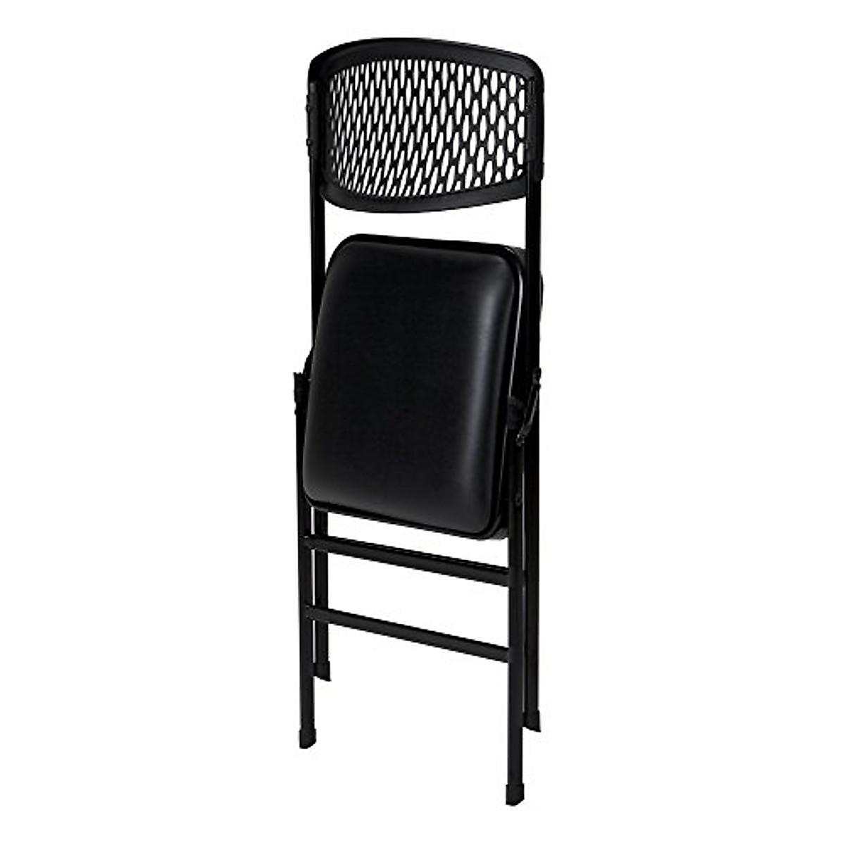 Cosco Products 60861BLK4E Commercial Fabric Folding Chair, Black