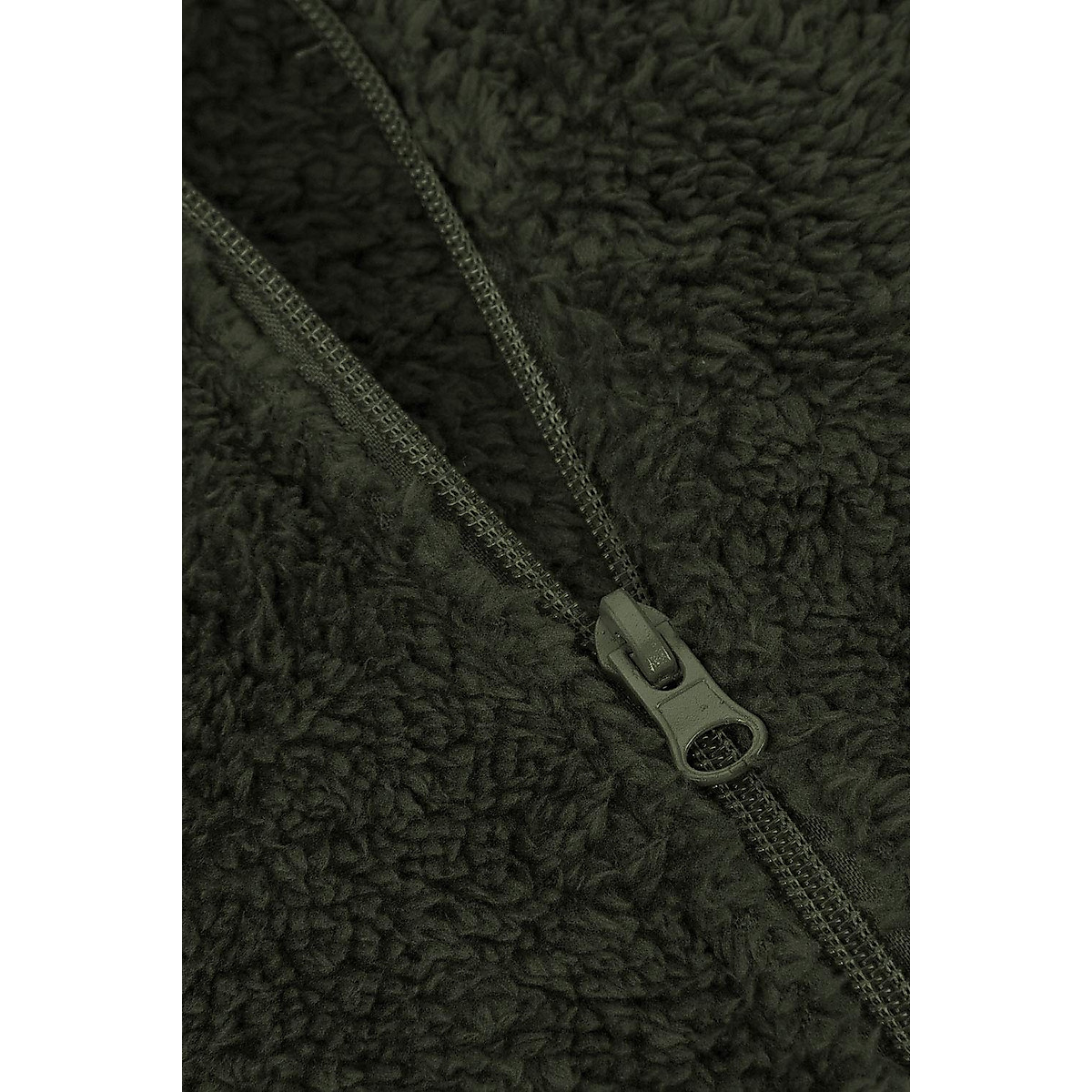 COCOLEGGINGS Women's 2023 Fashion Fuzzy Warm Casual Loose Hooded Sweatshirt Hoodies with Pockets Outerwear Army Green XL