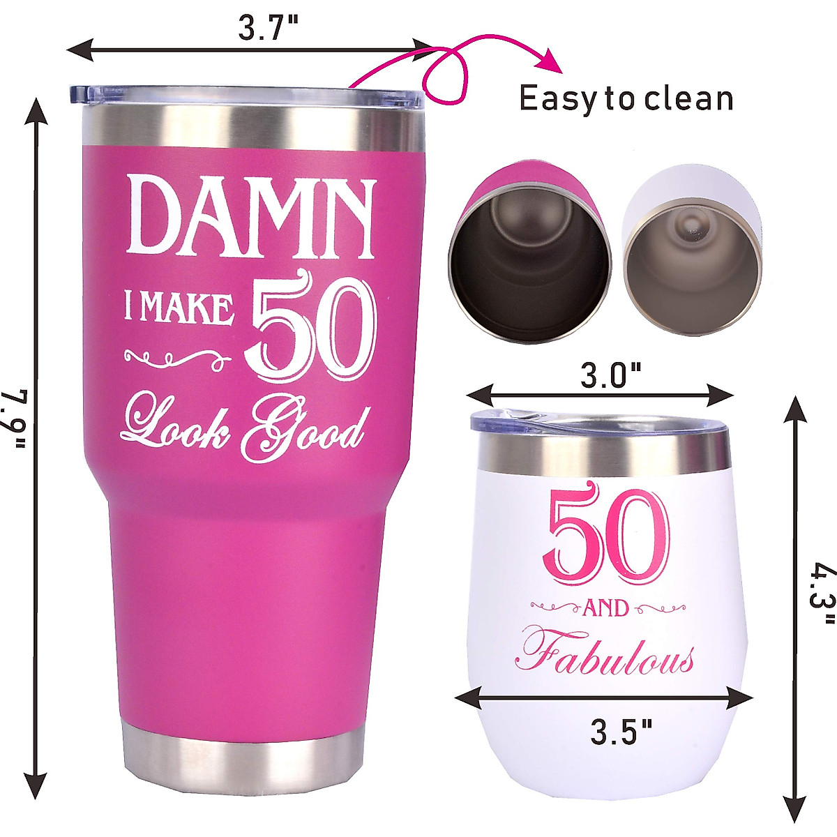 50th Birthday Gifts for Women, 50th Bday Gifts Women, Gift for 50 Year Old Woman Birthday, 50 Year Old Gifts for Women, Gifts for Women Turning 50, 50 and Fabulous Gifts for Women, 50 Birthday Gifts